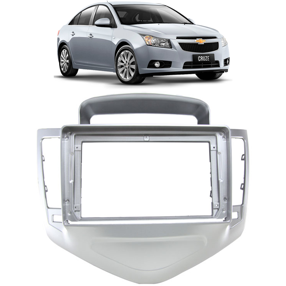 Moldura Painel 9 Polegadas Chevrolet Cruze 2011-2016 para Multimídia - Ecarshop