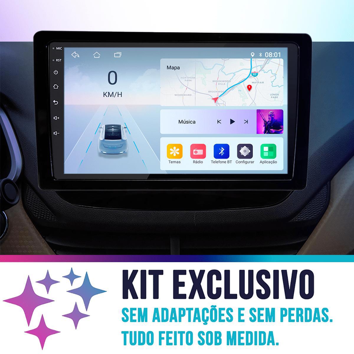 Kit Central Multimídia Onix 2024 GPS CarPlay Android Auto - Ecarshop