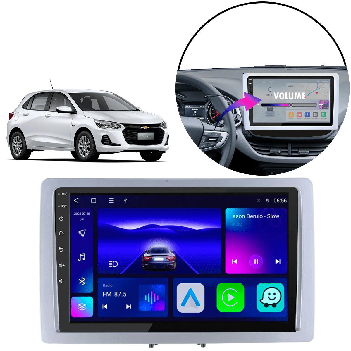 Kit Central Multimídia Onix 2024 GPS CarPlay Android Auto - Ecarshop