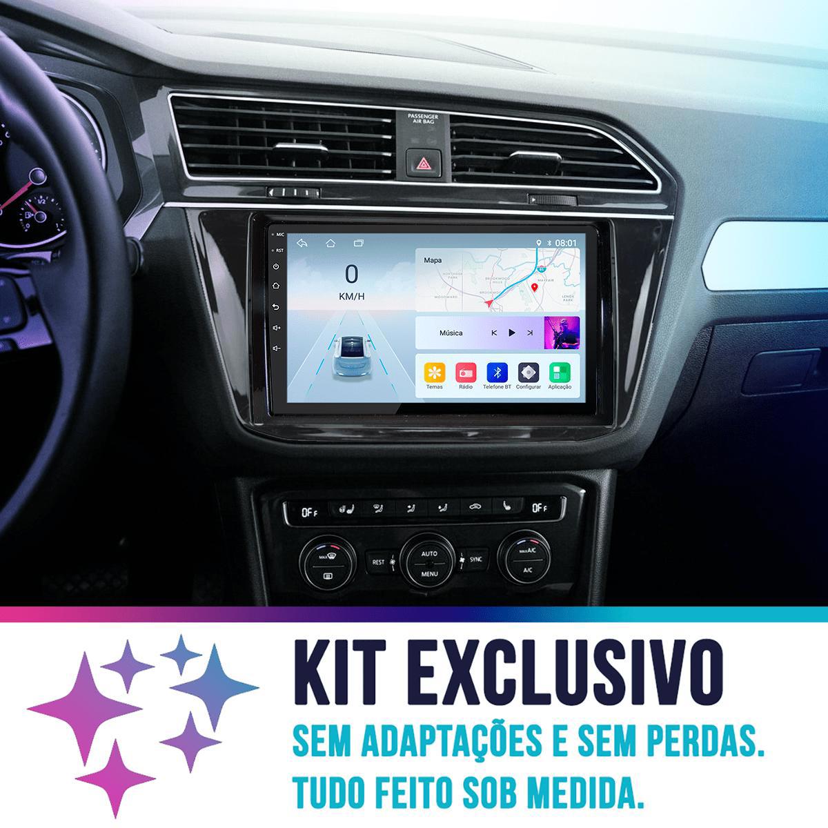 KIT MULTIMIDIA OCTA-CORE 9" TIGUAN 17/23 VOLKSWAGEN - Ecarshop