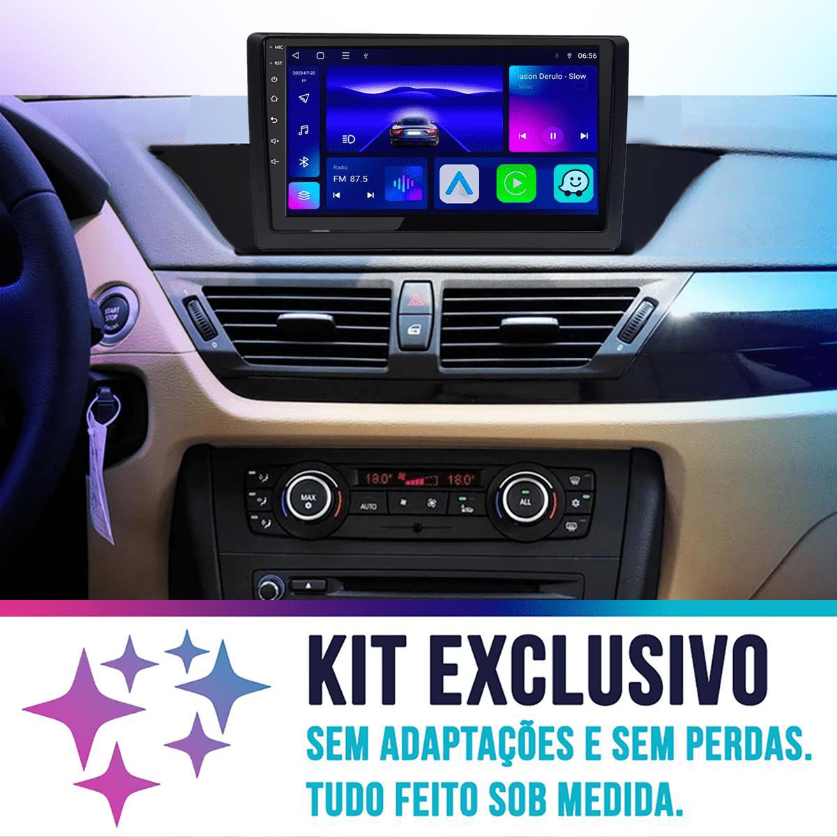KIT MULTIMIDIA OCTA-CORE 9" X1 10/15 PRETO BMW CARPLAY ANDRO - Ecarshop