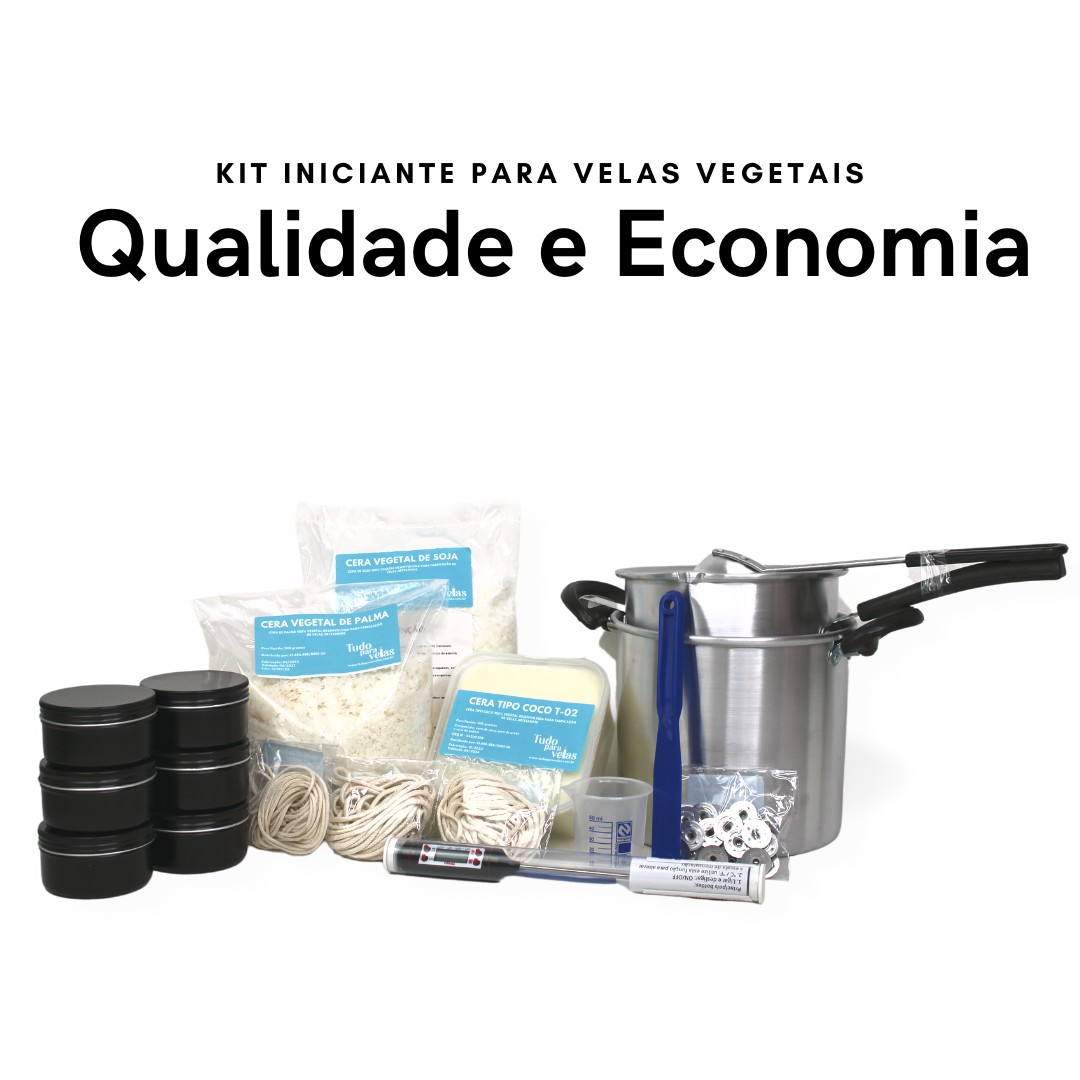 Kit Iniciante para fabricação de Velas - TUDO PARA VELAS - LI