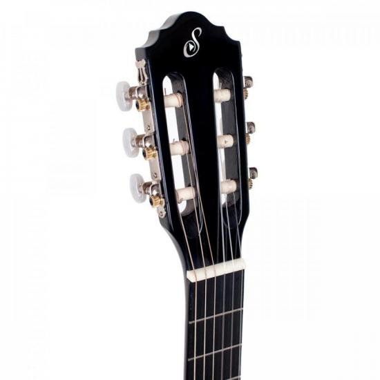 Violão Giannini Elétrico Flat Cutaway Nylon NF 14 Preto - Super Sonora ...