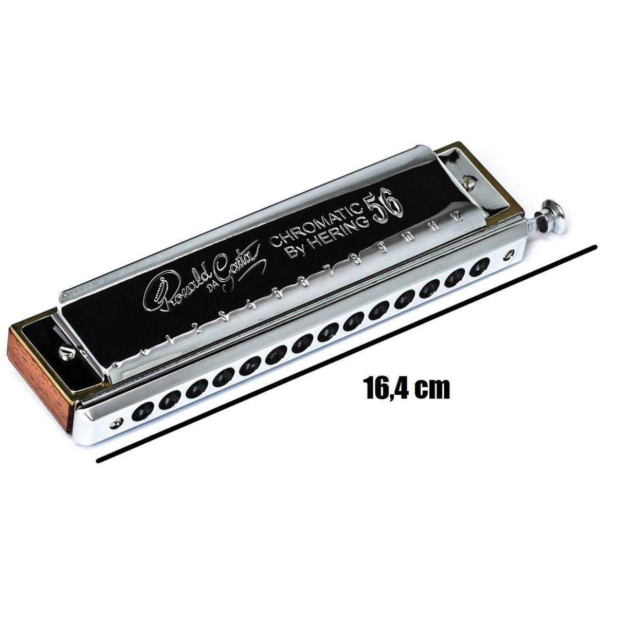 Gaita De Boca Cromática Ronald da Gaita 5256 SHG Hering - Super Sonor ...