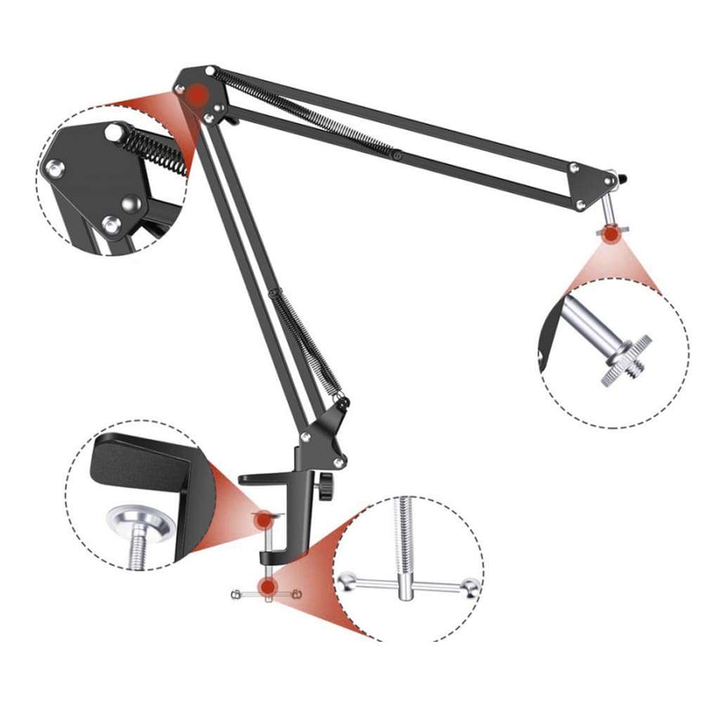 Braço Articulado Suporte Mesa SM-081 Smart Multifunções - Super Sonora ...