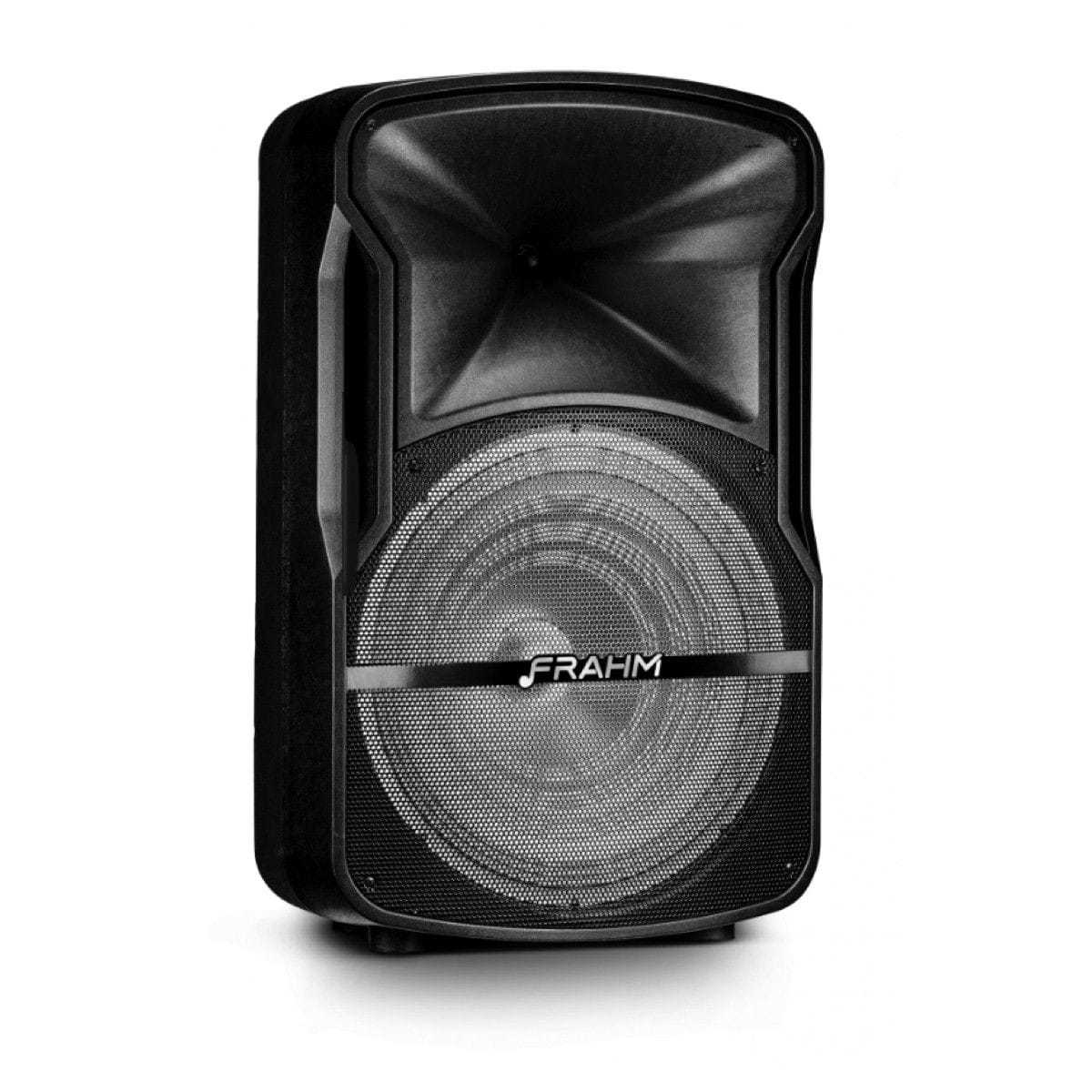 Caixa de Som Frahm CM15 Amplificada 500W RMS + Tripé + Microfone Sem Fio + Controle Remoto ...