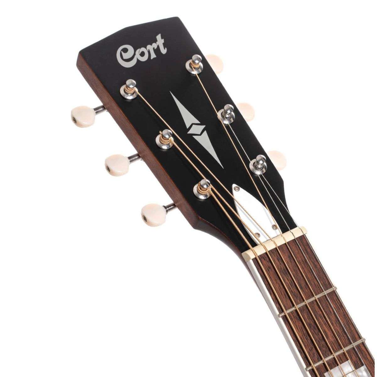 Violão Cort CJ Retro Aço Black Matte Eletroacústico | Super Sonora ...