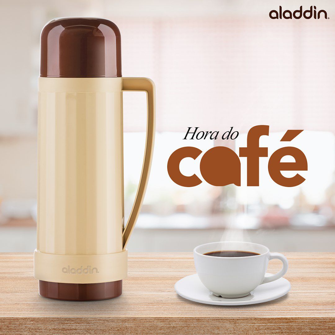 Garrafa Térmica Continental 500ml Aladdin Pequena Café Chá Água - Dalia ...