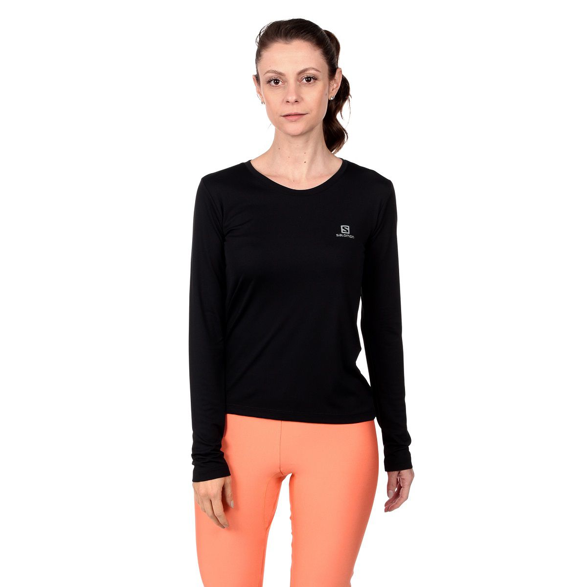 Camiseta Manga Longa Feminina Salomon Proteção UV LS TEE - Dalia Varejo ...