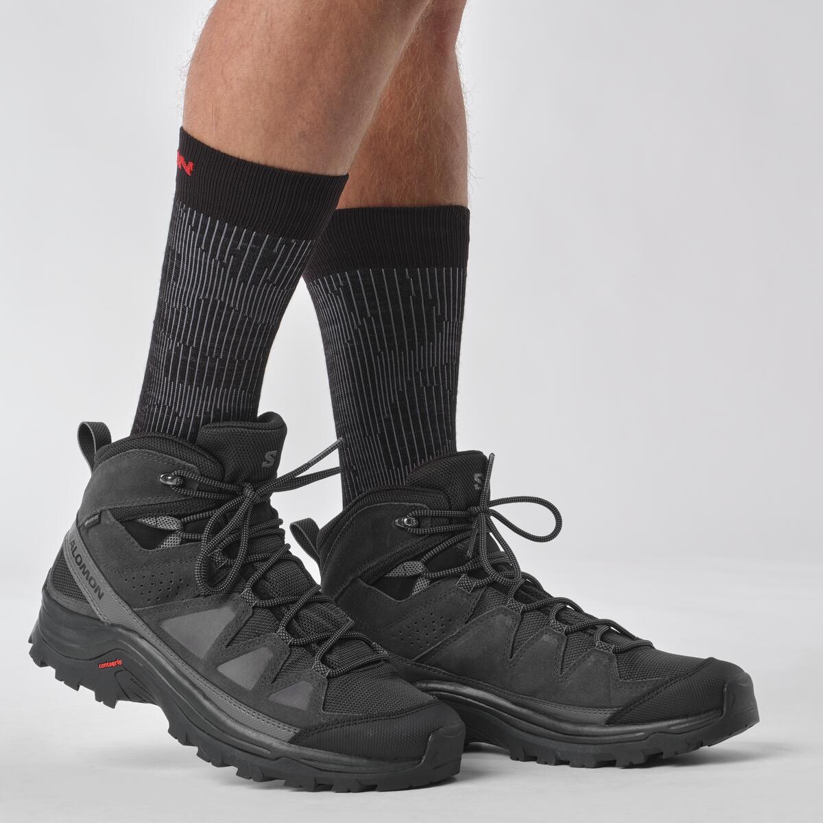 Bota de Trilha Masculina Salomon Quest Rove GTX Gore-Tex Preta - Dalia ...