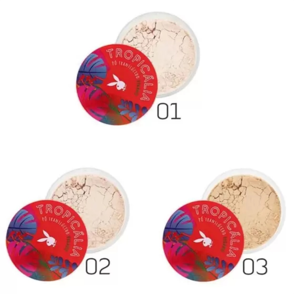 PÓ TRANSLÚCIDO TROPICÁLIA PLAYBOY - Belezar