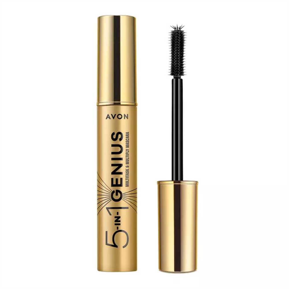 MÁSCARA DE CÍLIOS GENIUS 5 EM 1 AVON - Belezar