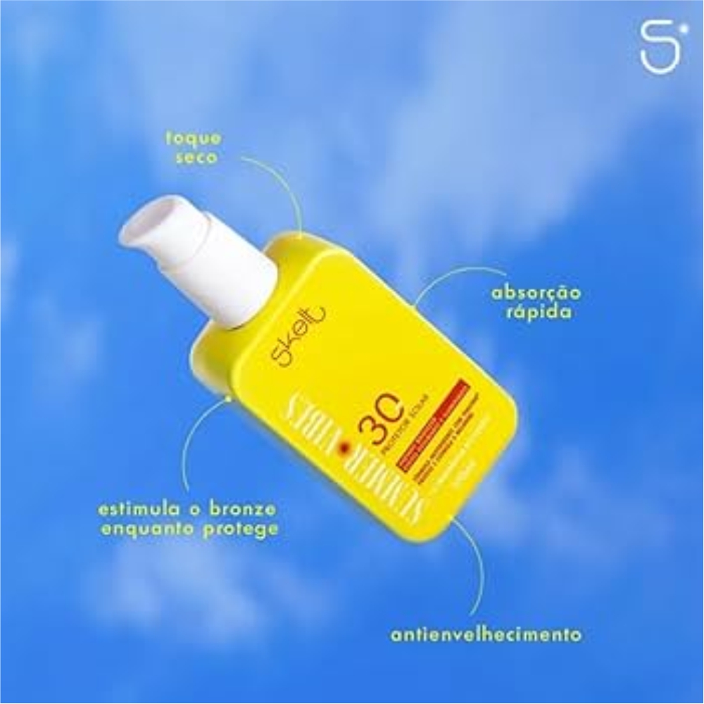 PROTETOR SOLAR INSTANT BRONZER FPS 30 170ML SKELT - Belezar