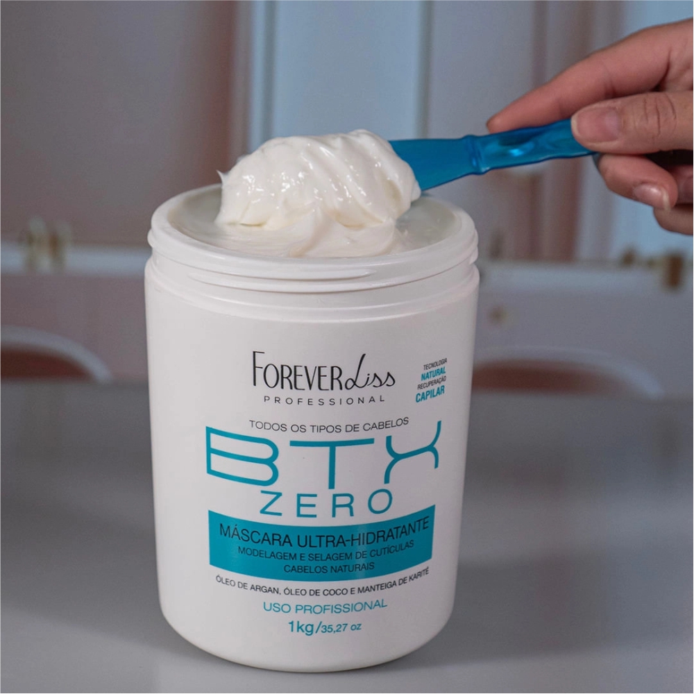 MÁSCARA CAPILAR BOTOX ZERO 1KG FOREVER LISS - Belezar