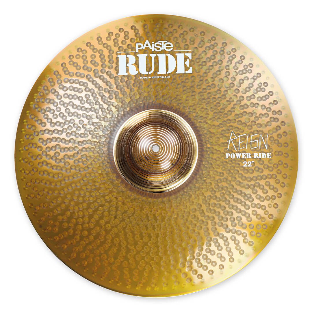 Paiste RUDE Power Ride "Reign" 22" - Loja Paiste Brasil Oficial: Pratos ...