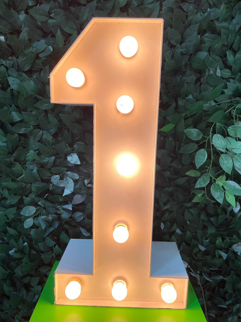 Luminaria Led - N 1 - Folia Ateliê - Locação de Decorações