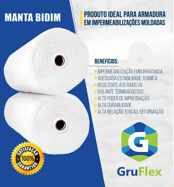Manta Bidim Vp50 - Para Impermeabilização de Telhas e/ou Telhados ...