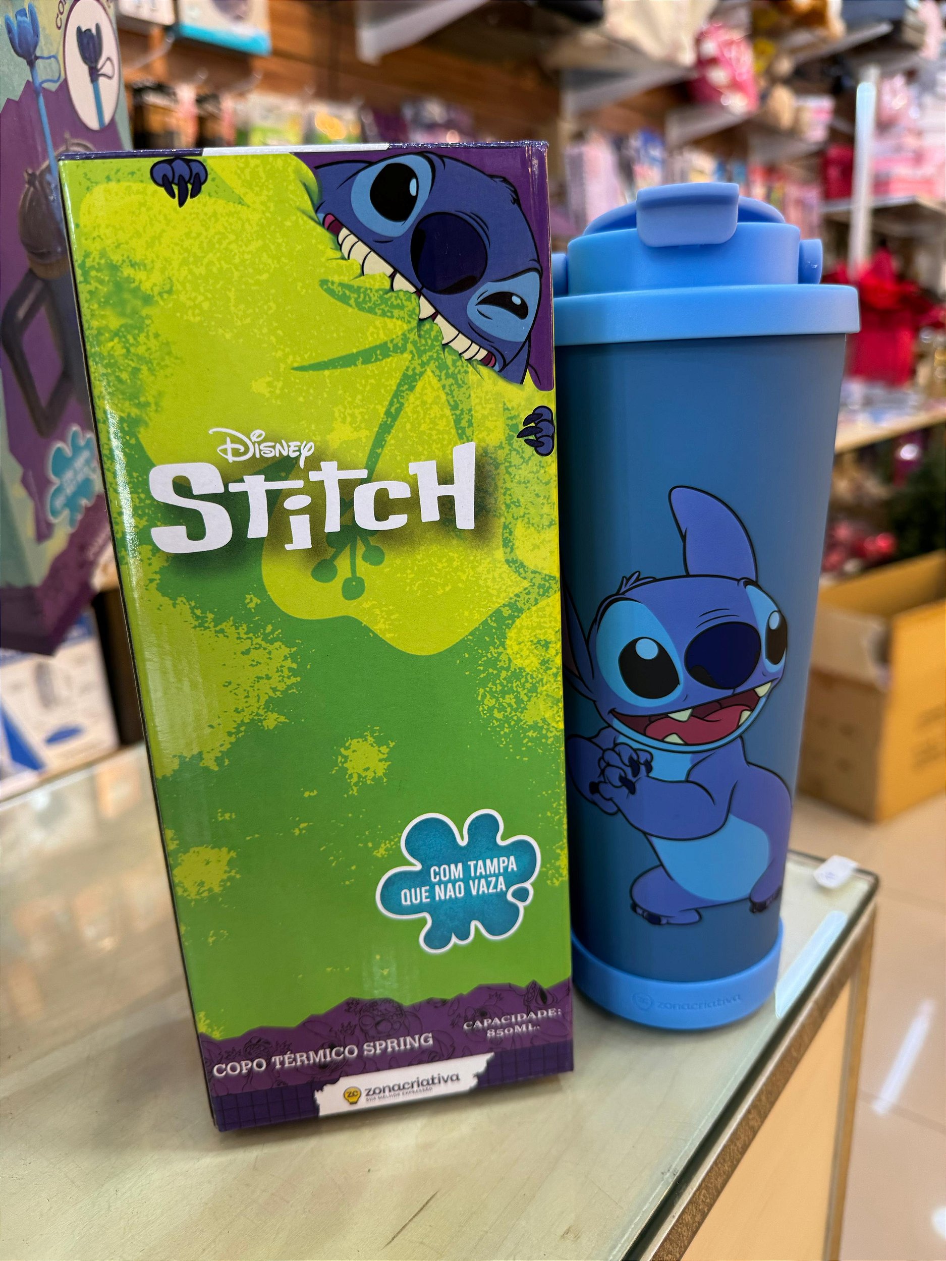 COPO SPRING 850ML STITCH - ClauMixx Presentes Criativos