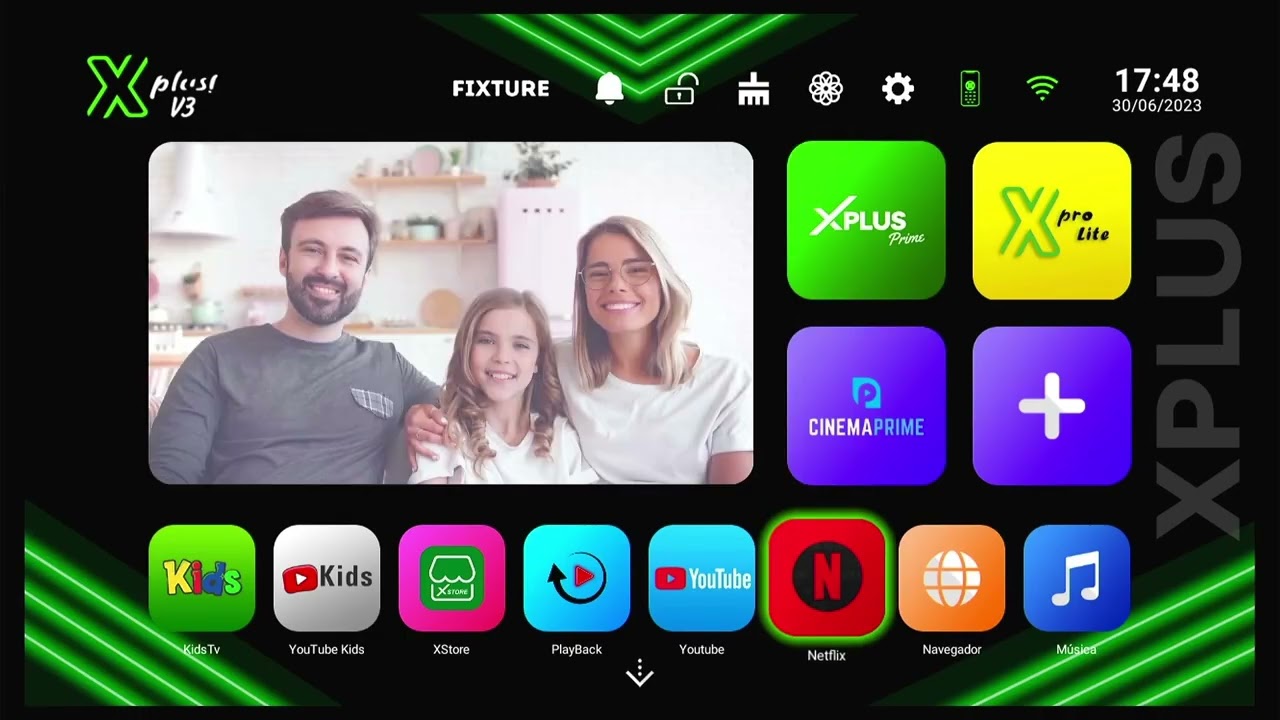 In X Plus V3 Tv box Conversor Full HD 4K 100% Original - Total Importado