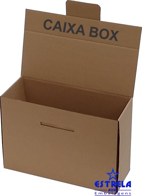 Caixa Box Med. 36x14x25cm - Ref.105 - Estrela Azul Embalagens