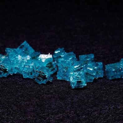 Switch De Teclado Akko Crystal Blue Linear Kit 45 Unidades - Fantasy Gaming