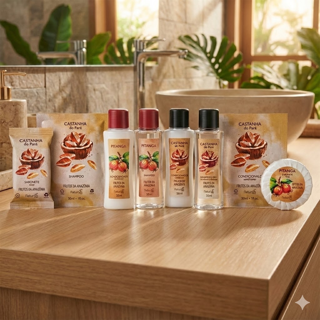 Kit Amostra Amenities Frutos da Amazônia - 17 Itens | Hotelaria ...