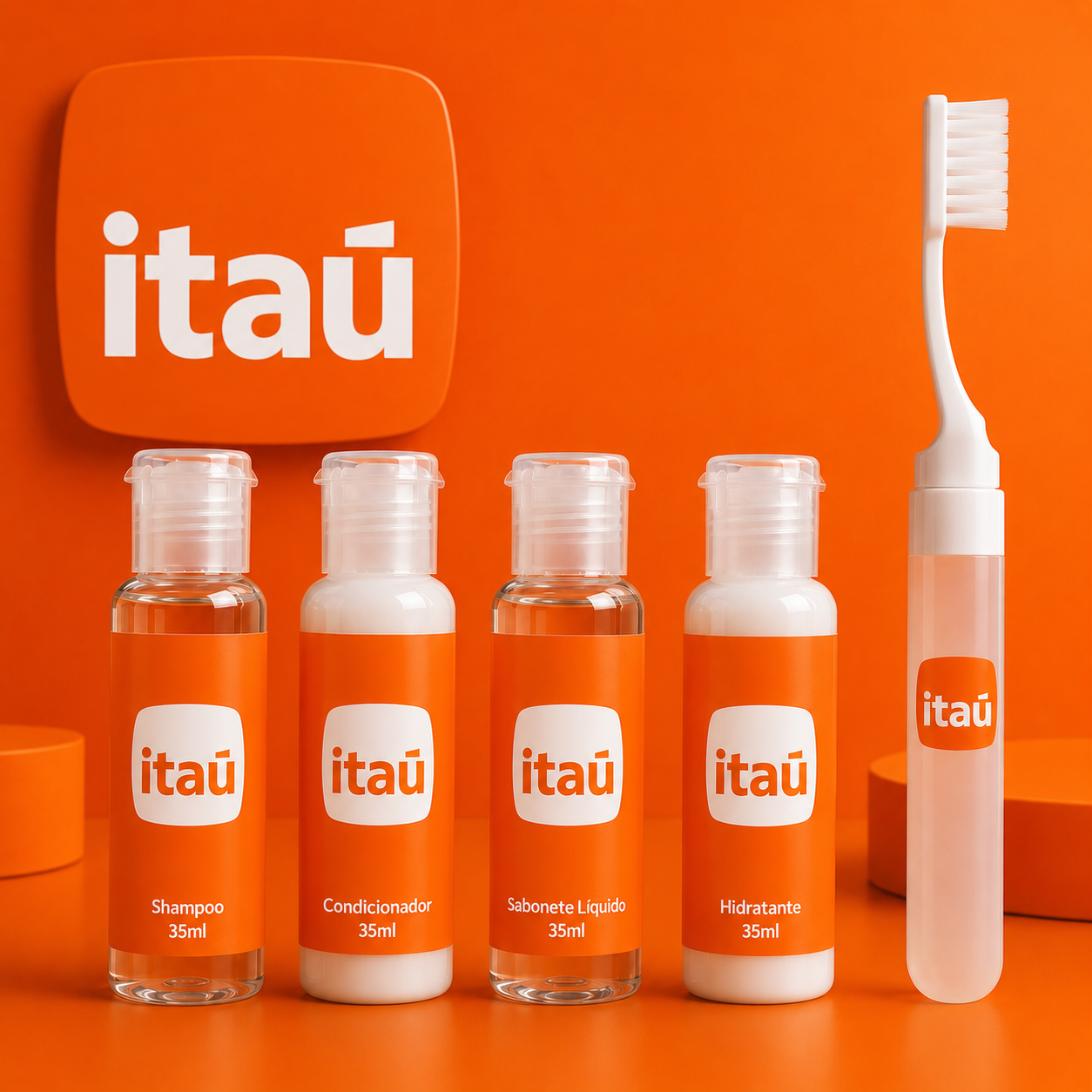 Kit Amenities Personalizado 5 Itens | Shampoo, Condicionador, Hidratan ...