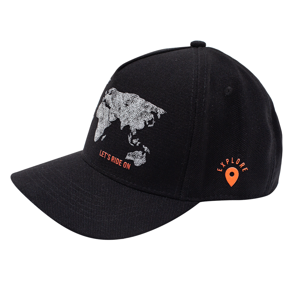 Boné Mapa Mundi Let's Ride On - Let's Ride On