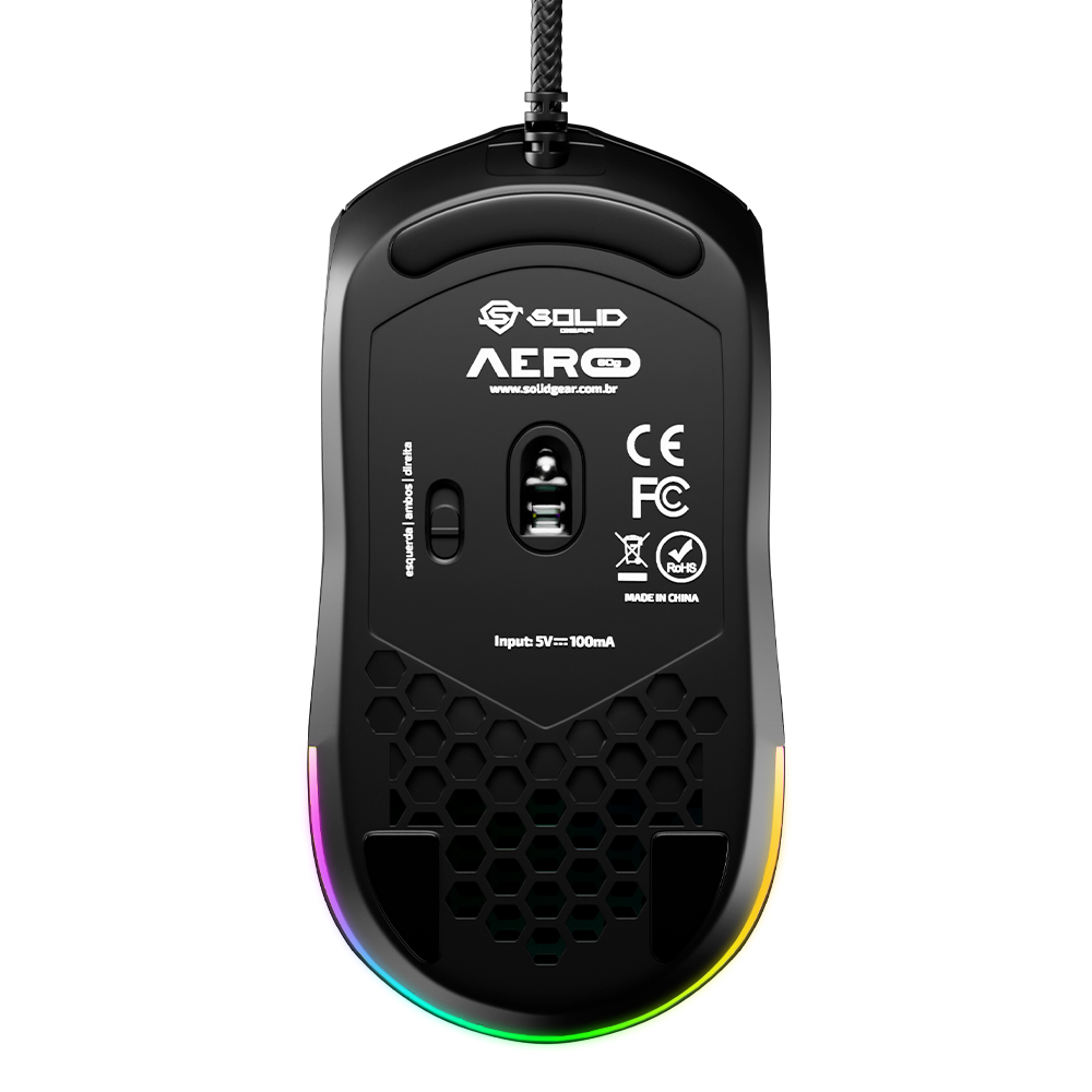 Mouse Gamer Solid Aero 60 - Game Mania - Game Mania