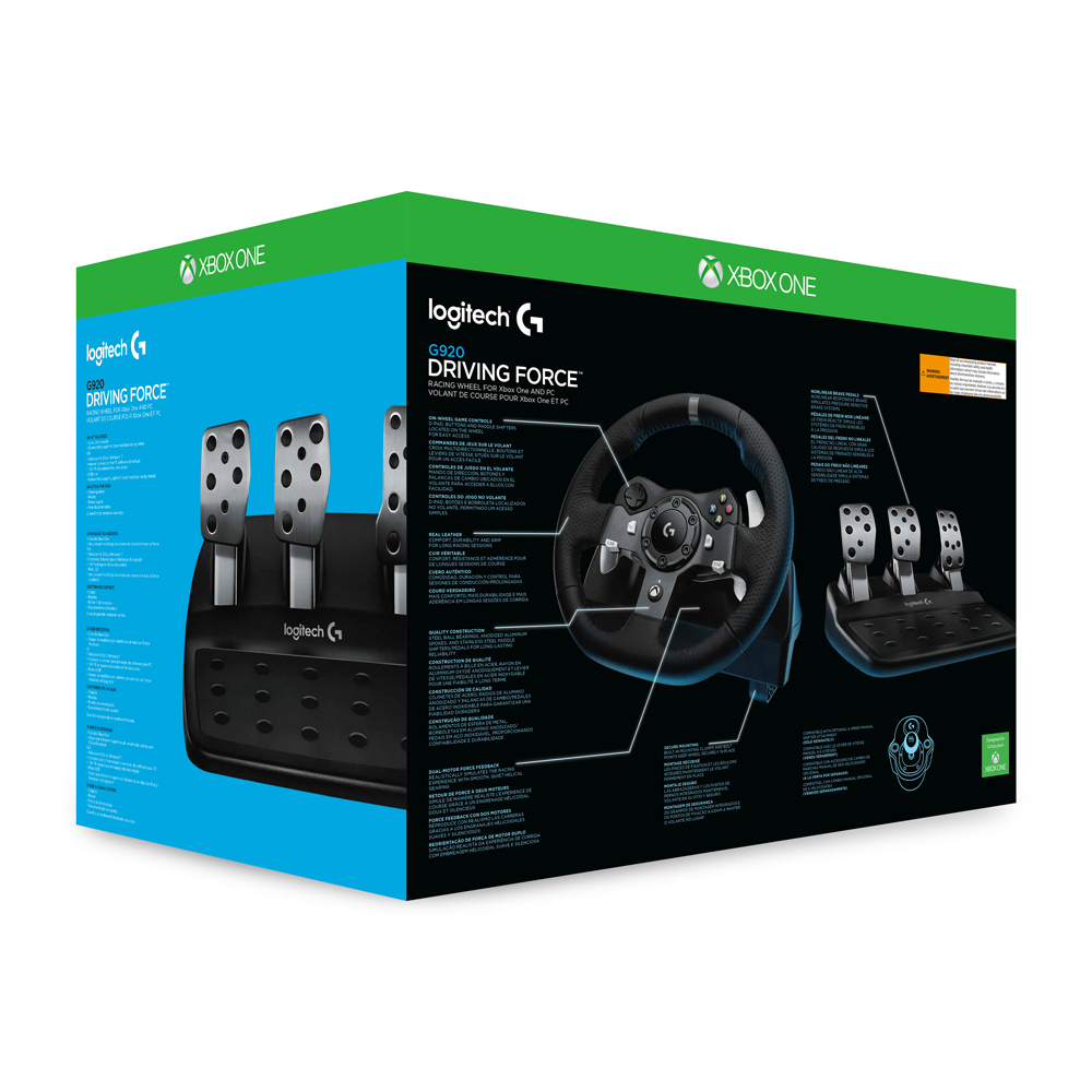 Volante Logitech G920 Driving Force para Xbox Series X|S, One e PC ...