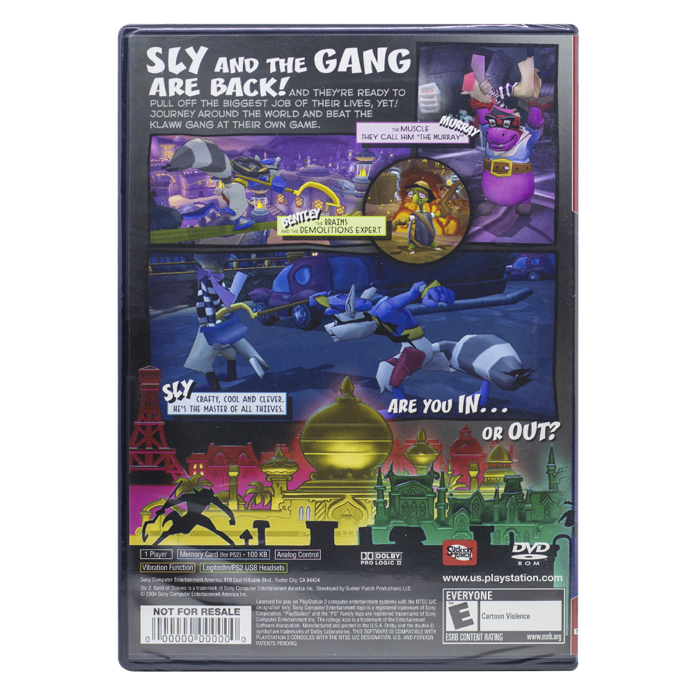 Jogo Sly 2: Band of Thieves PS2 - Game Mania - Game Mania