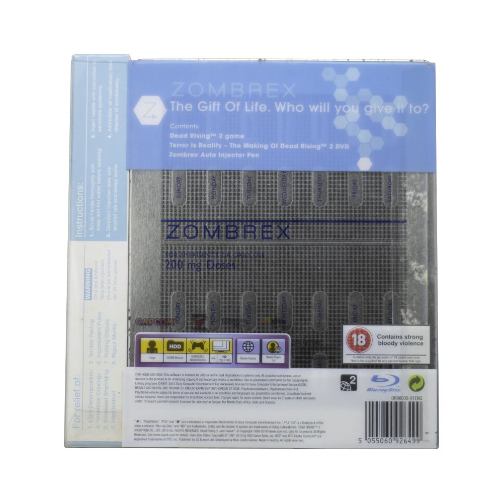 Jogo Usado Dead Rising 2 Zombrex Edition PS3 - Game Mania - Game Mania