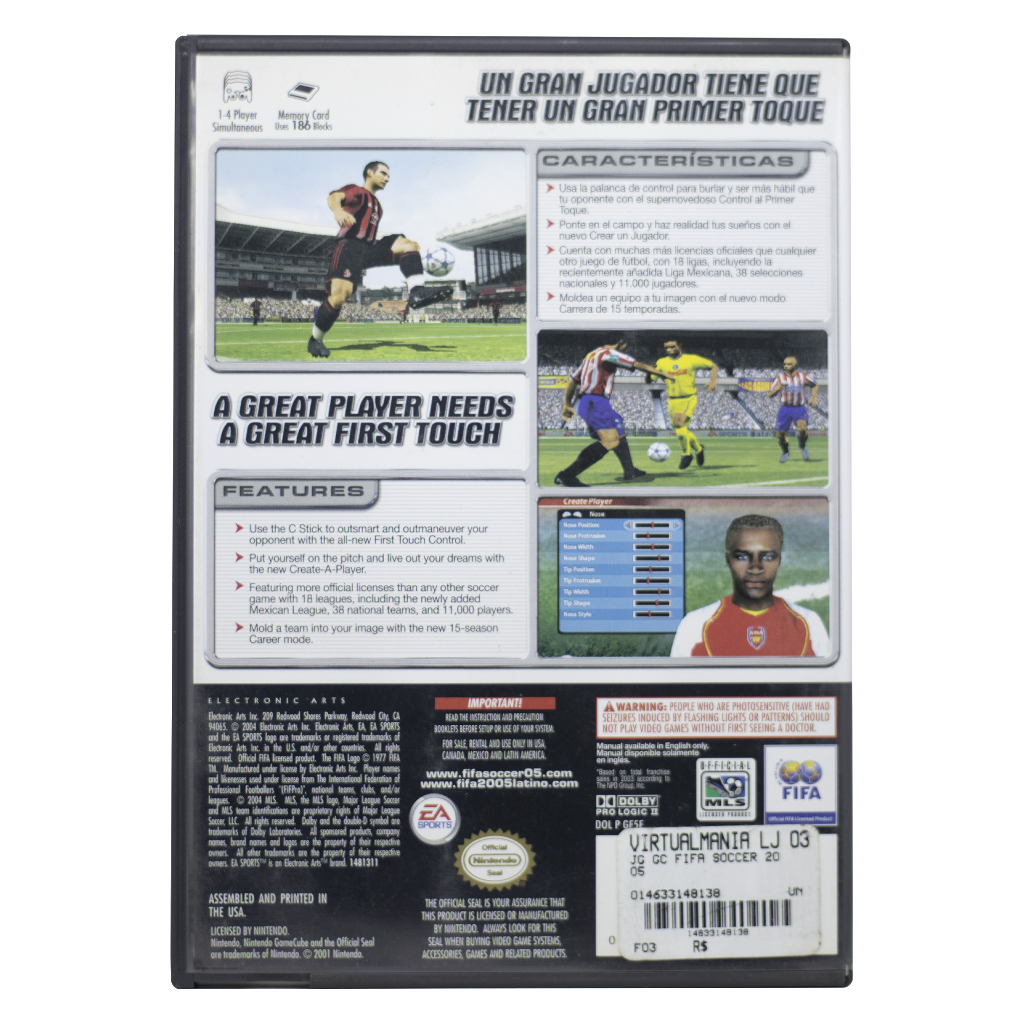 Jogo Usado Fifa Soccer 2005 - Versão USA - GameCube - Game Mania