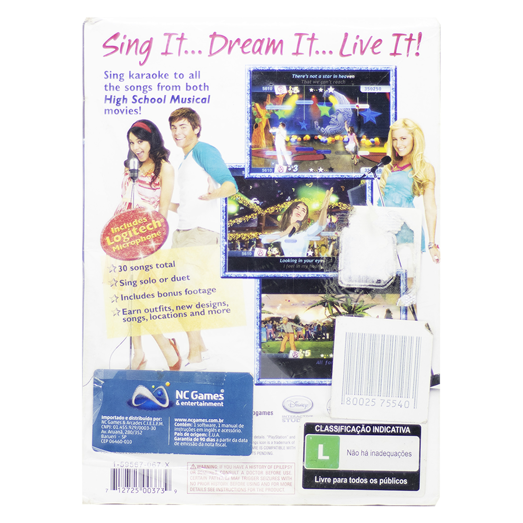 Jogo Usado High School Musical: Sing It! PS2 - Game Mania