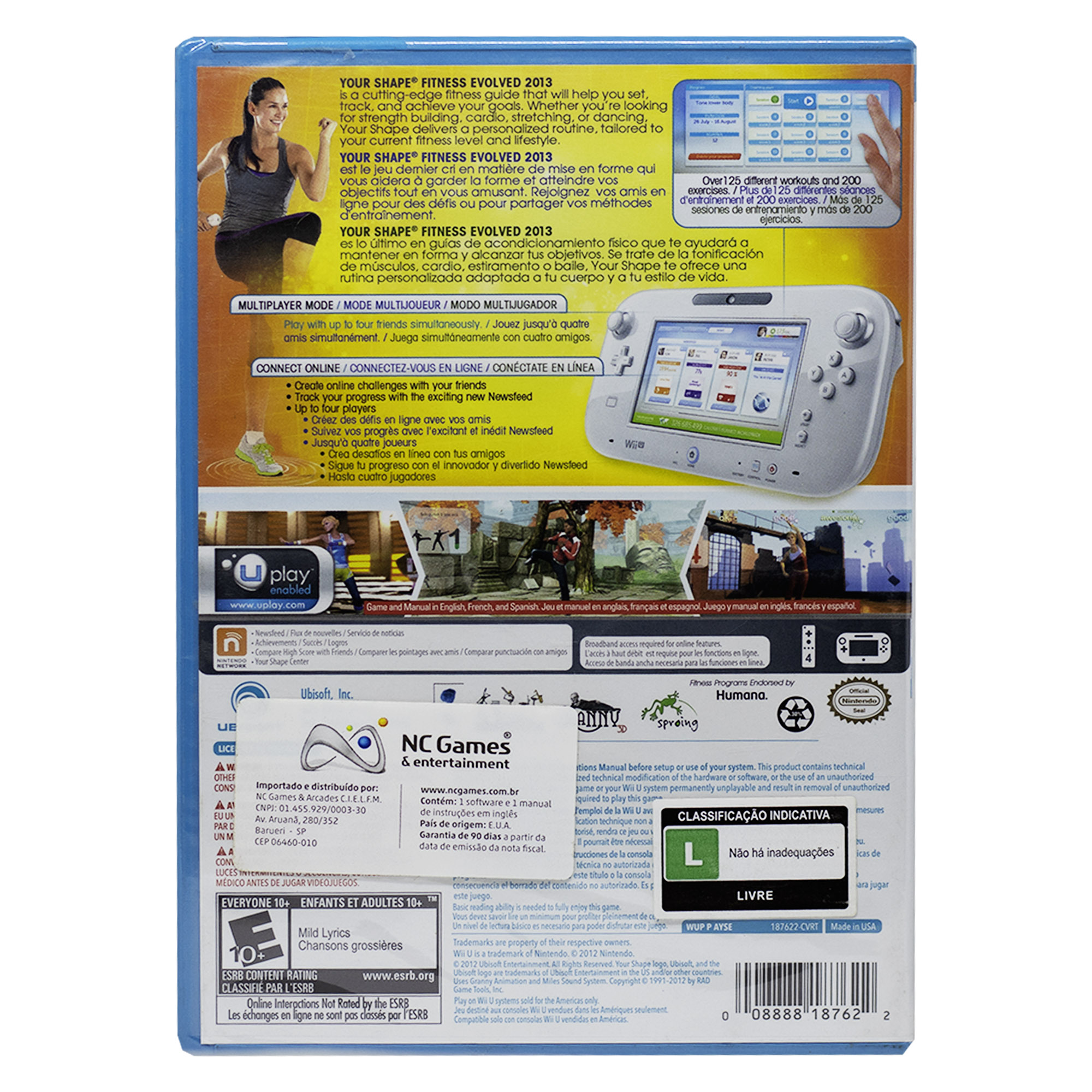 Jogo Your Shape Fitness Evolved 2013 Nintendo Wii U - Game Mania - Game ...
