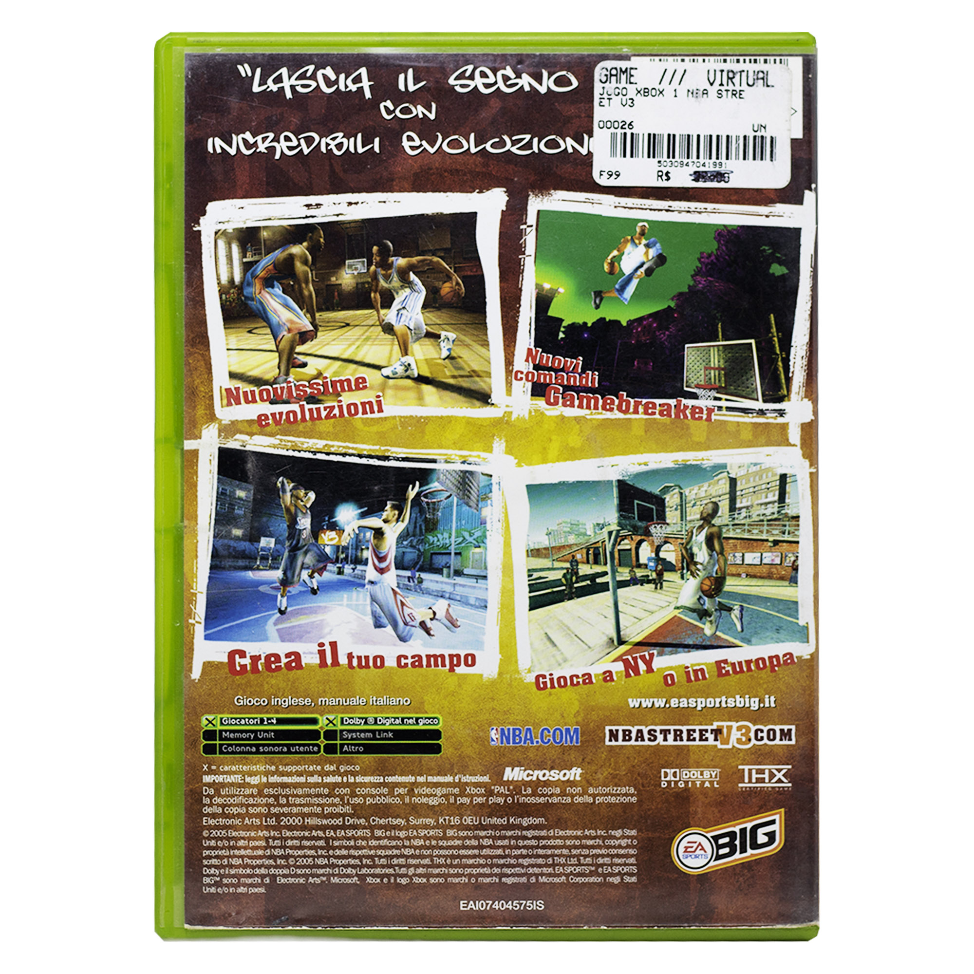 Jogo Usado NBA Street V3 - Xbox - Game Mania