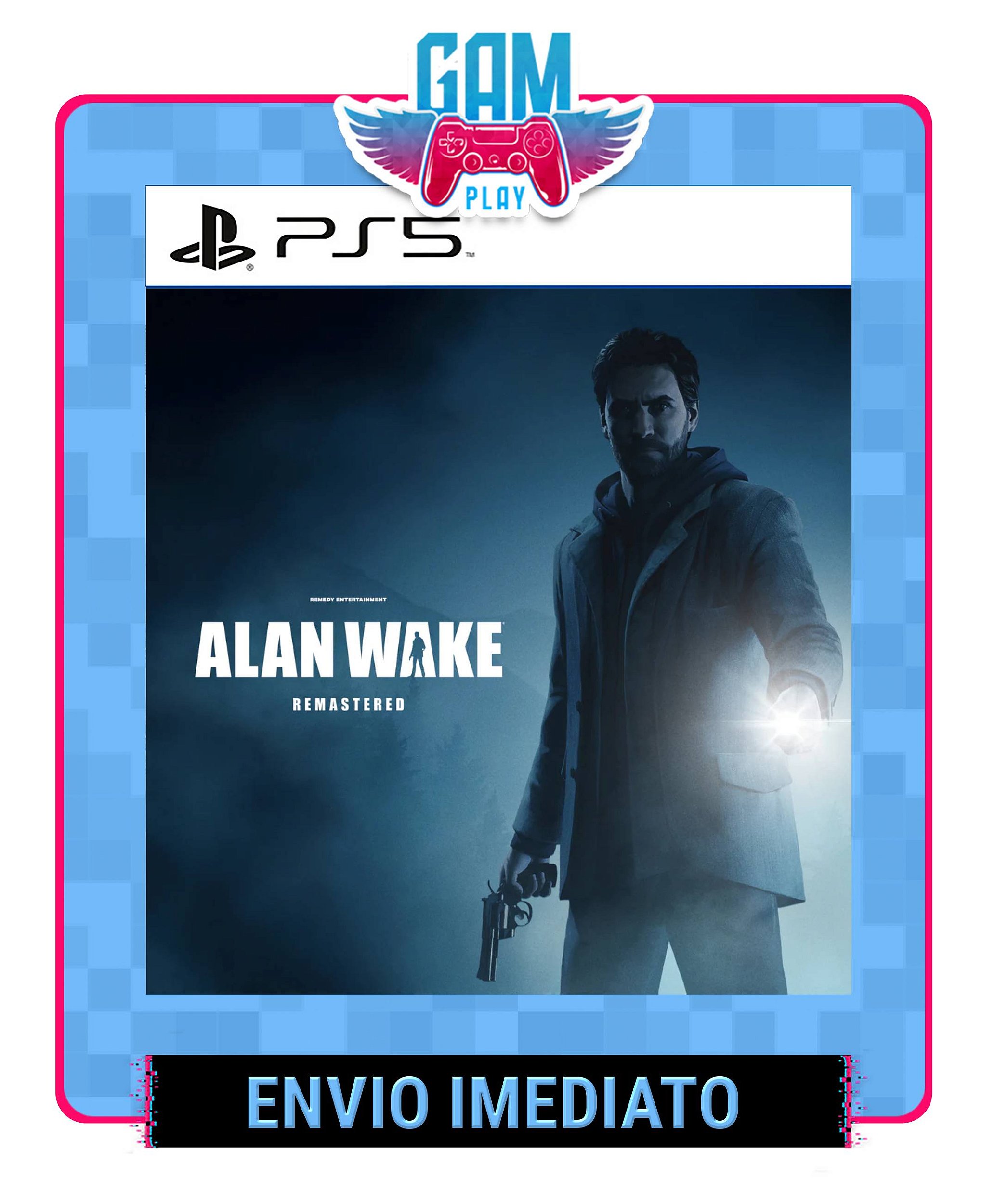 Alan Wake Remastered - Playstation 5 - Edição Padrão - Midia Digital ...