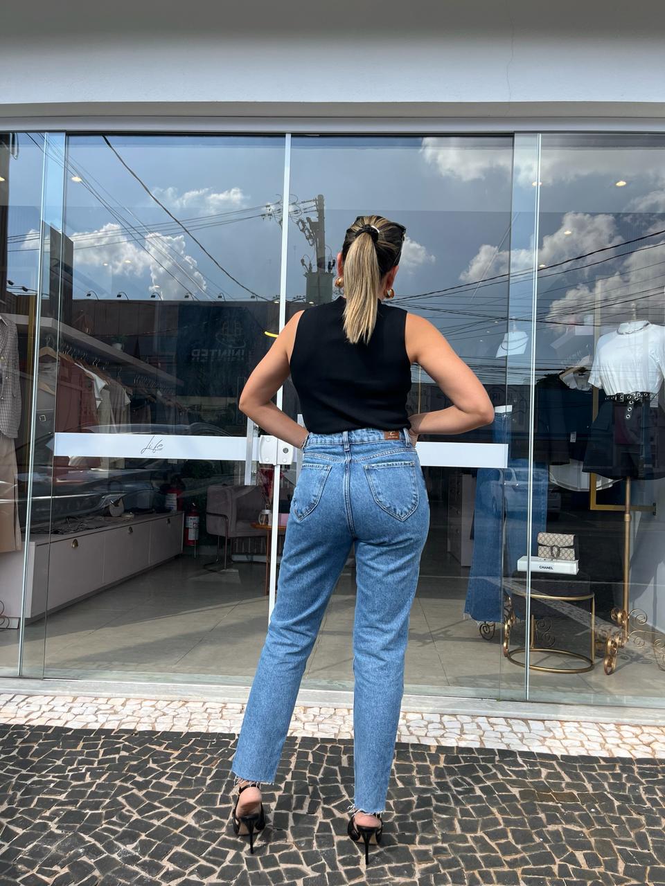 Calça Jeans Mom Isa - Life Clothing