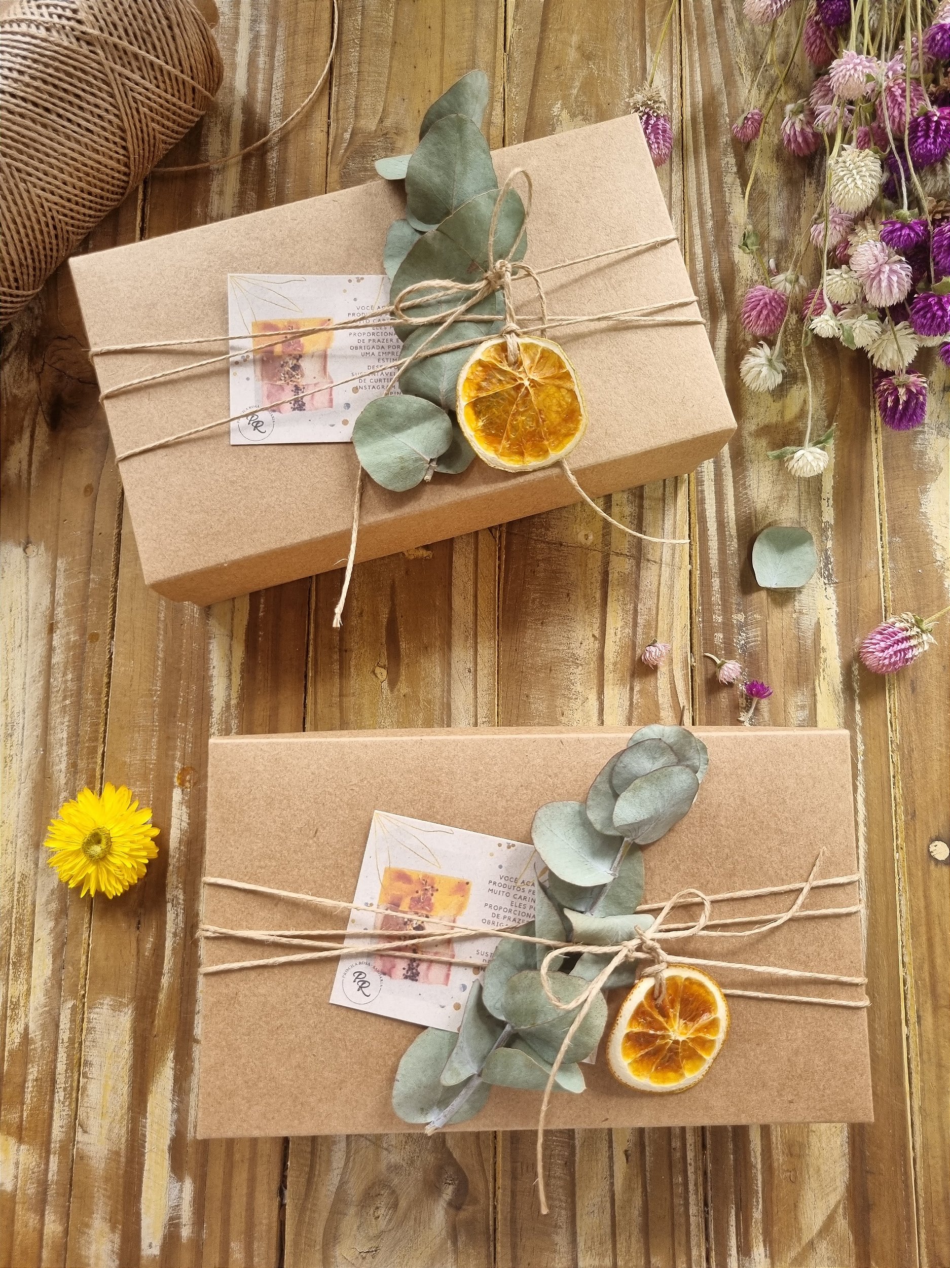 Embalagem de papel kraft - PR Saboaria