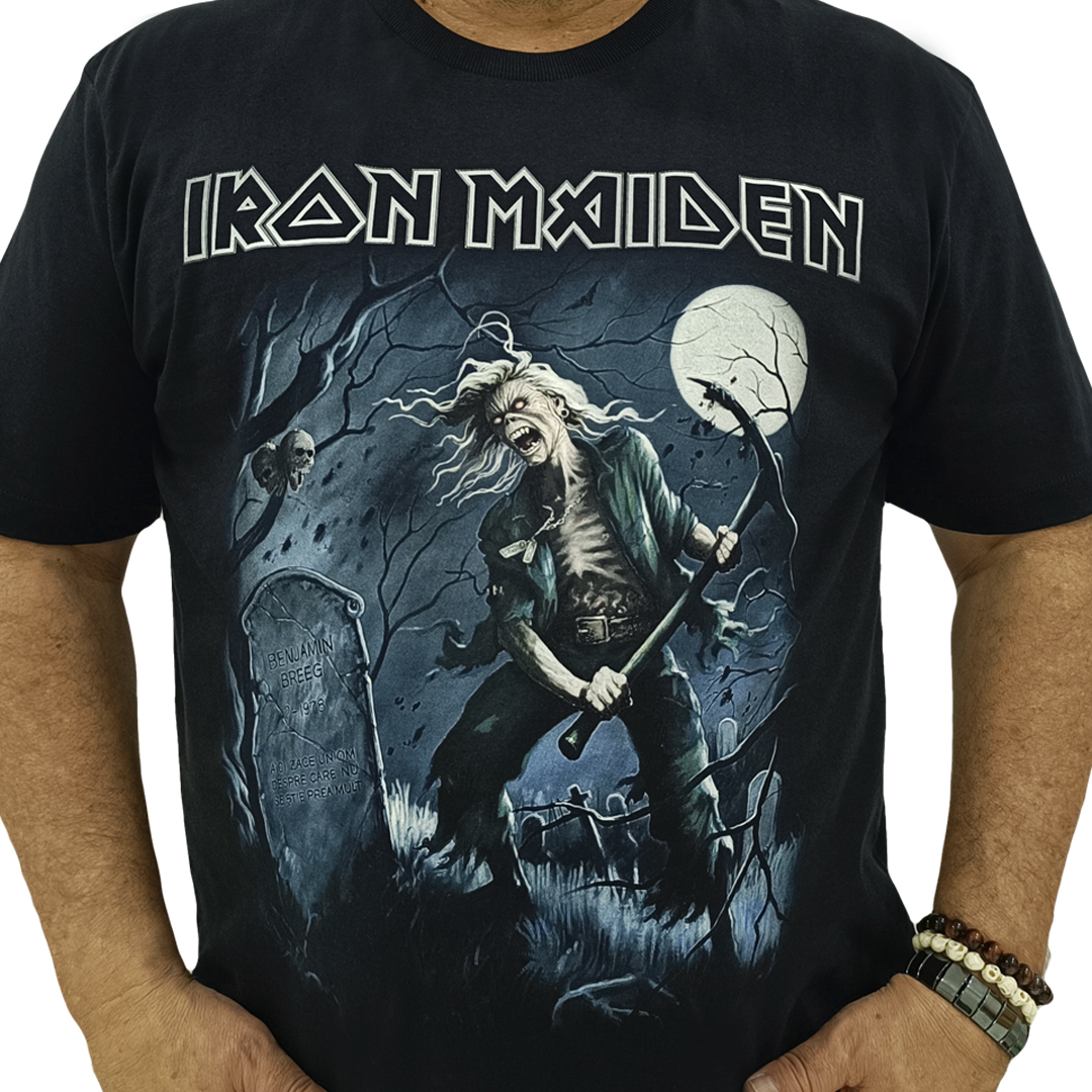 Camiseta Iron Maiden The Reincarnation of Benjamin Breeg - Véio do Rock
