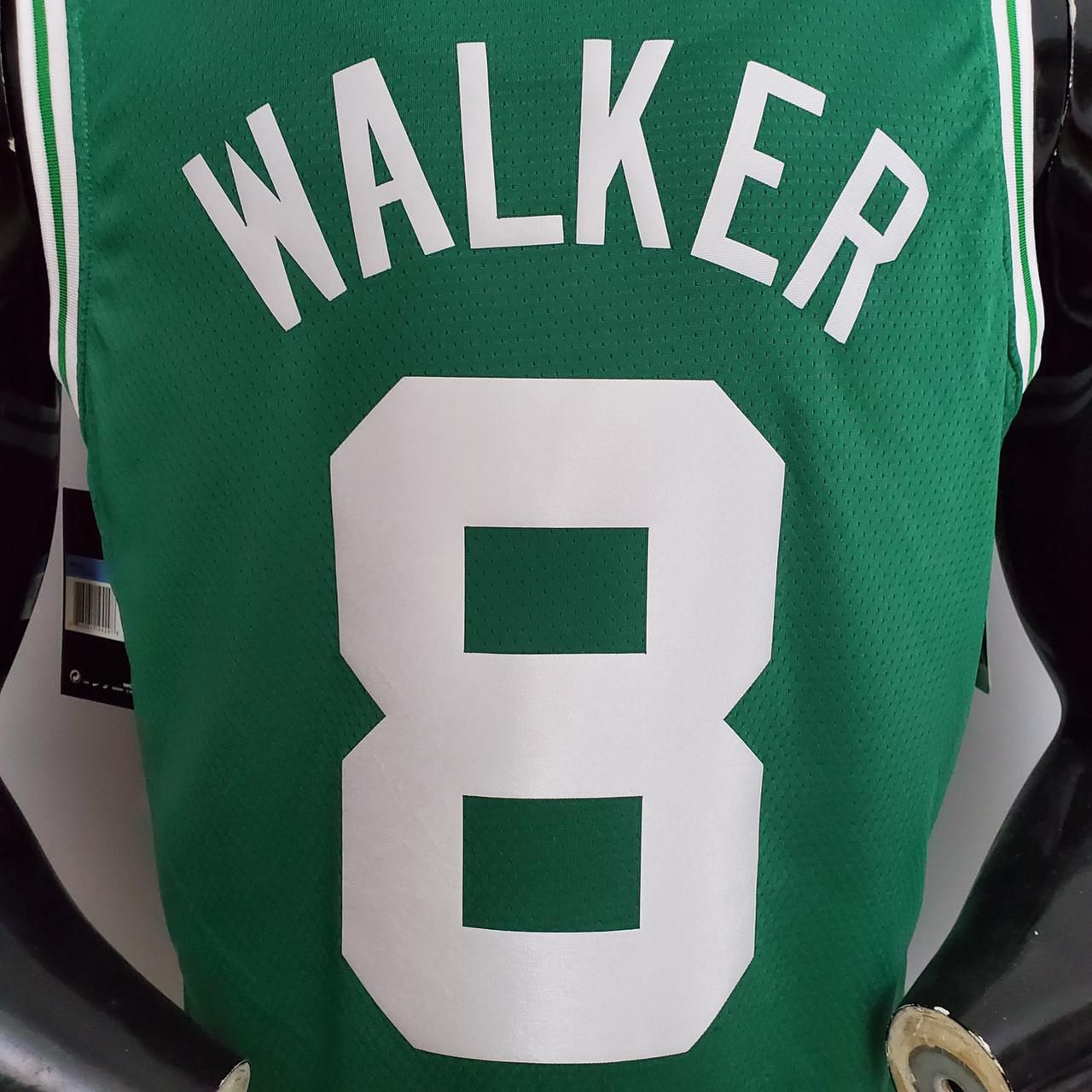 Regata Basquete NBA Boston Celtics Walker 8 Verde Edição Jogador Silk ...