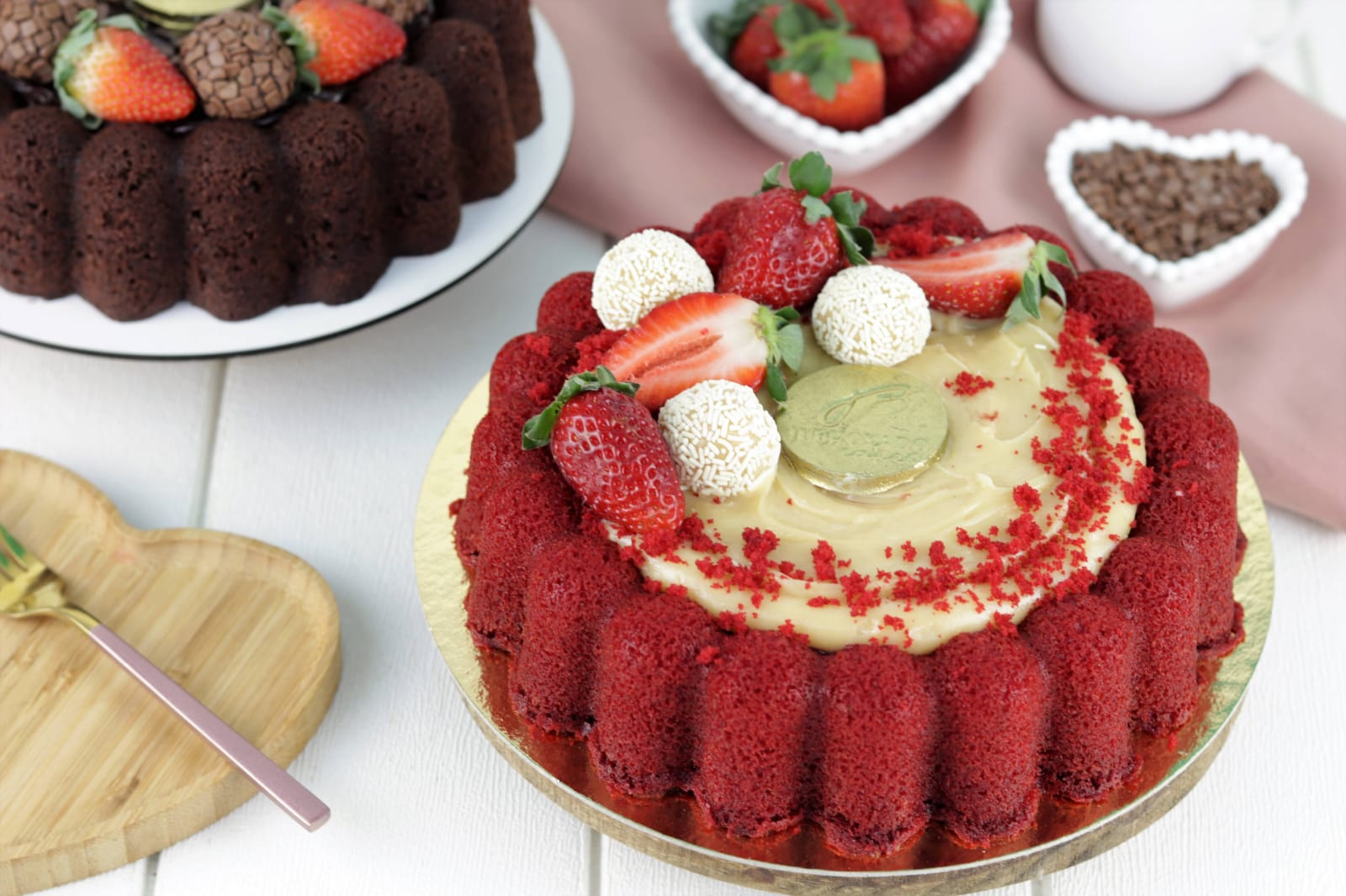 Kit 12 Mini Forma Bolo Vulcão+Gomada+Ballerine 8,5+ Charlote - Dutra Formas