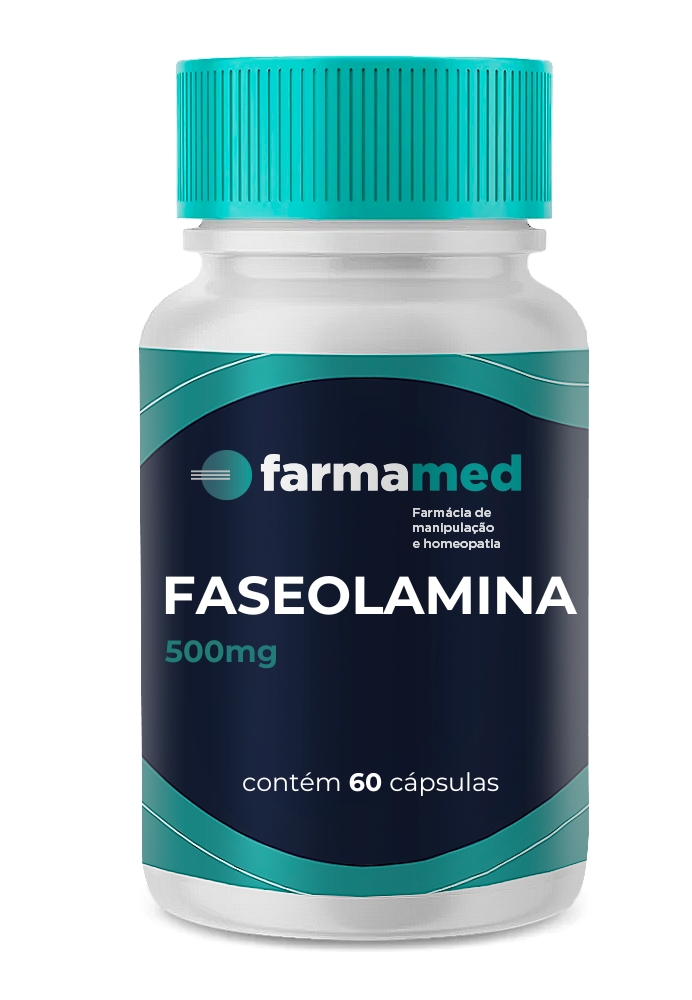 FASEOLAMINA 500MG - 60 CÁPSULAS - Farmamed Manipulação e Homeopatia