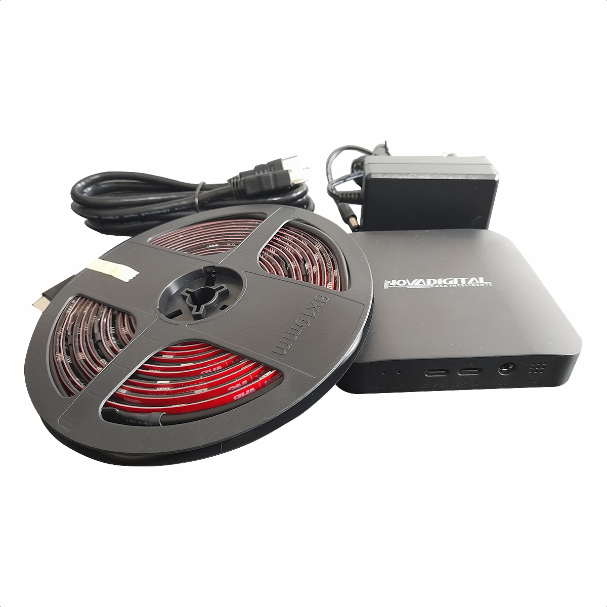 Kit Fita Led Smart Sincroniza Luz Com Tv Compatível Alexa - Outlet Bragante