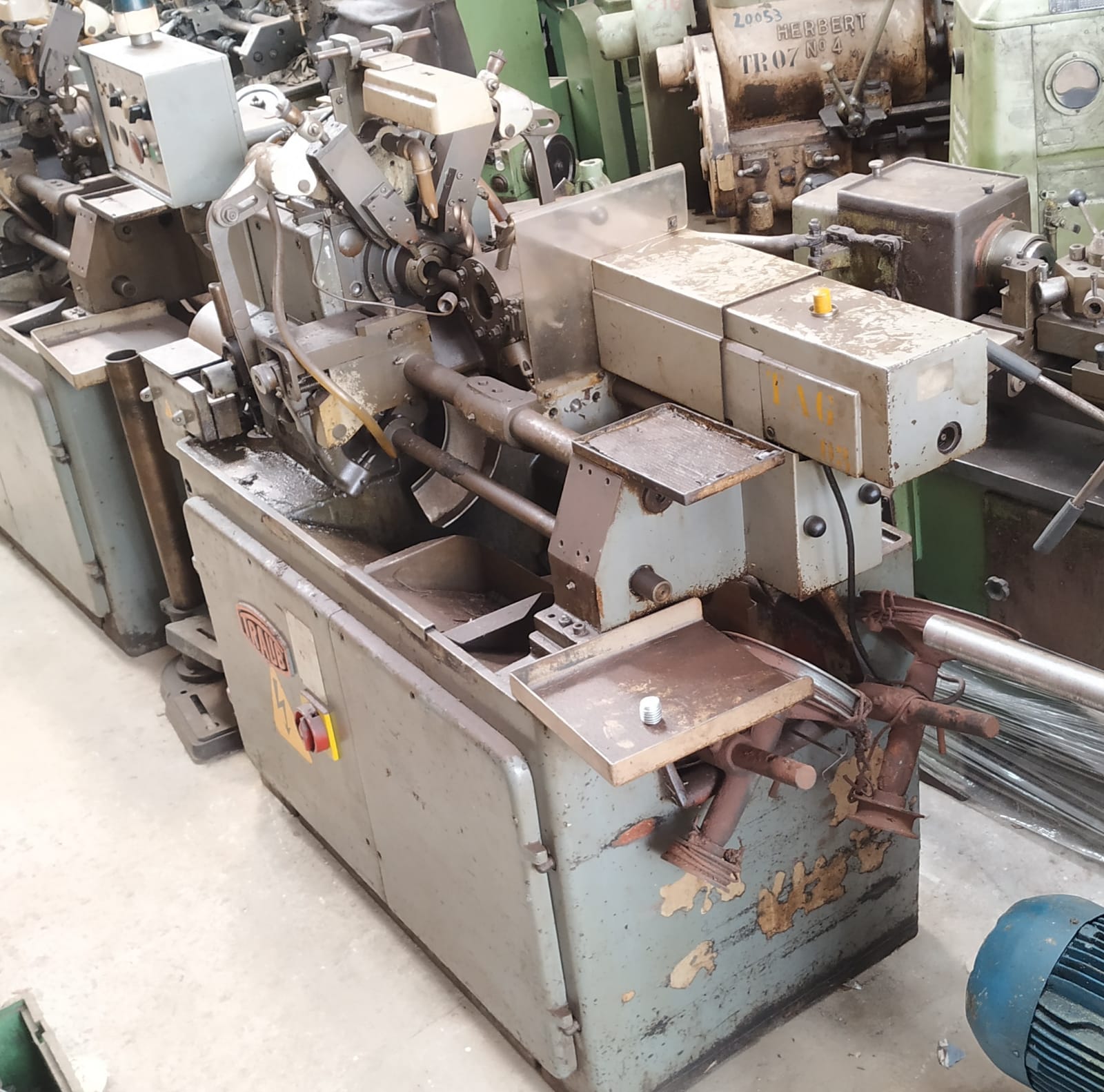 Torno Automático Traub TB-42 - Loja Binhomaq Peças e Acessórios Torno Traub
