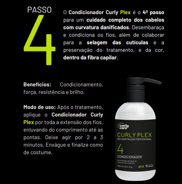 Condicionador Reconstrutor Curly Plex 300mL - Curly Care - Aneeve ...