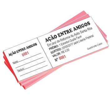 Blocos - Rifas de ação entre amigos - DM DESIGN GRAFICO