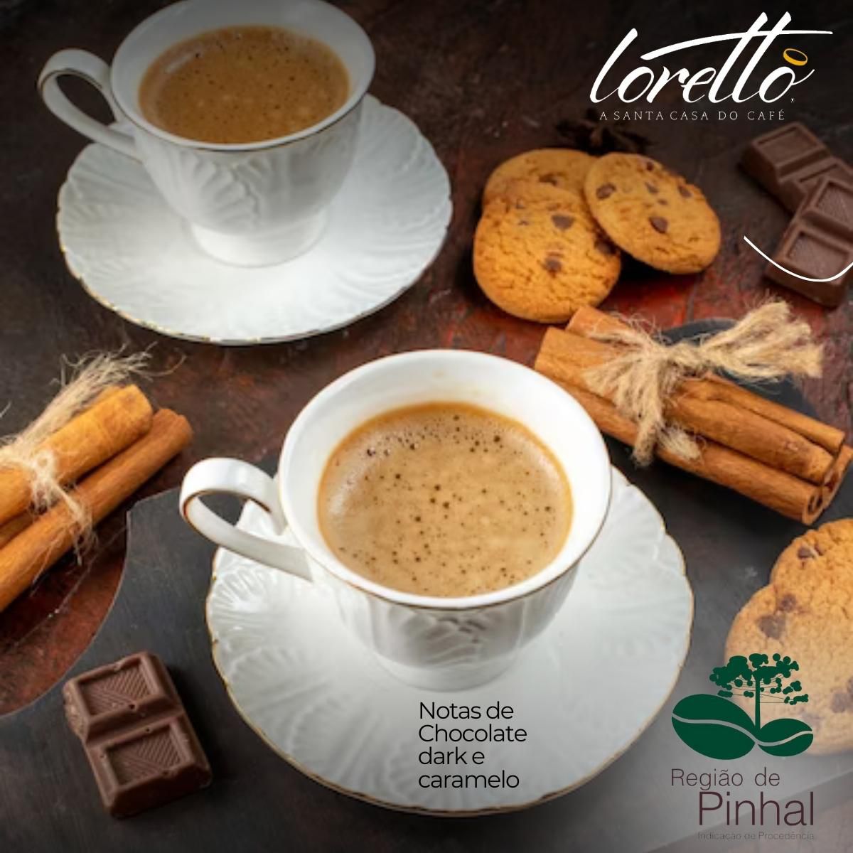 Café em Grãos Torrado e Moído Arábica Loretto Qualidade Superior ...