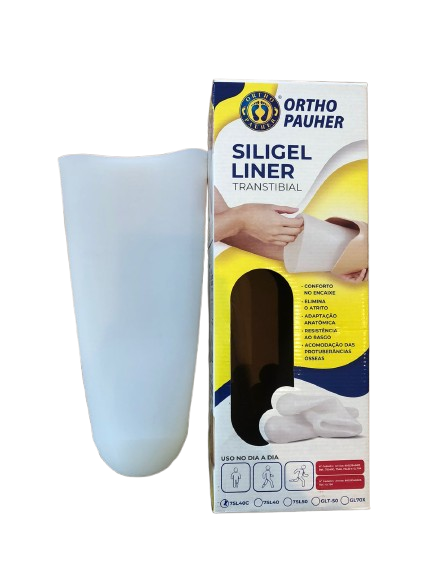 Siligel Liner Transtibial 7SL40C Orthopauher | Loja do Amputado - Loja ...