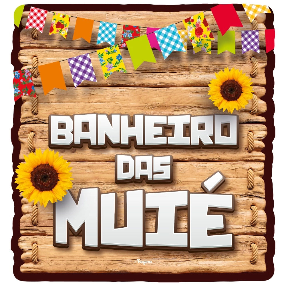Placas Sinalizadoras Banheiro "HOMI/MUIÉ" - 2 Un. (1 placa BANHEIRO DOS ...